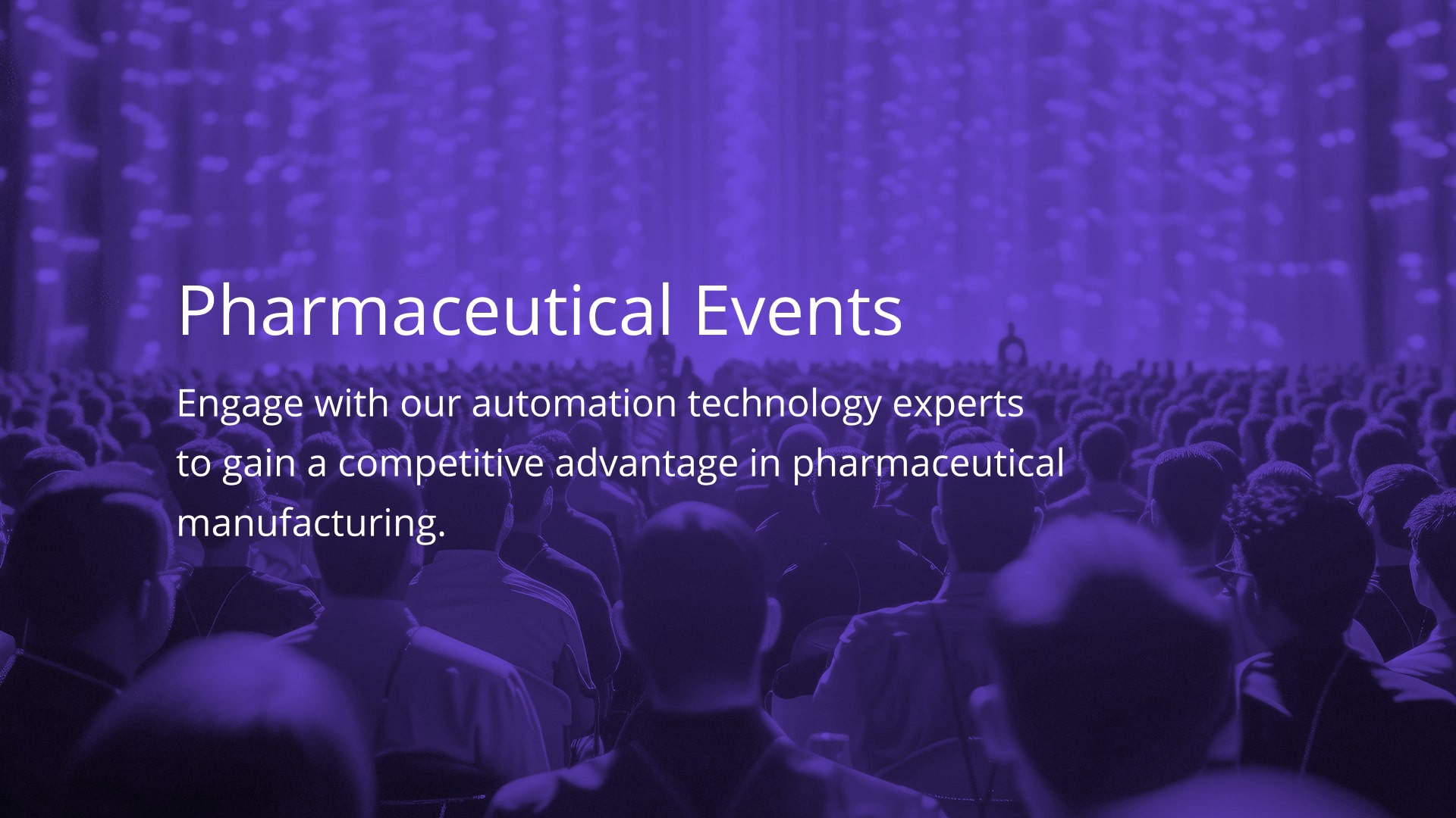 Pharmaceutical Events | Applied SmartFactory Solutions