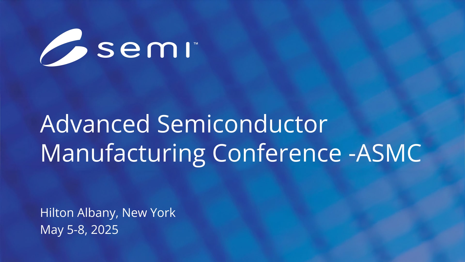 Advanced Semiconductor Manufacturing Conference – 2025 | Applied ...